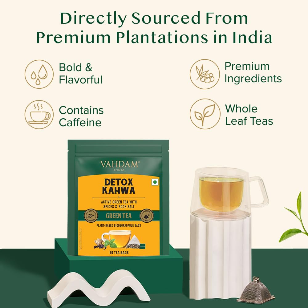 Buy Kahwa Green Tea Online @ Best Prices in India - VAHDAM® India