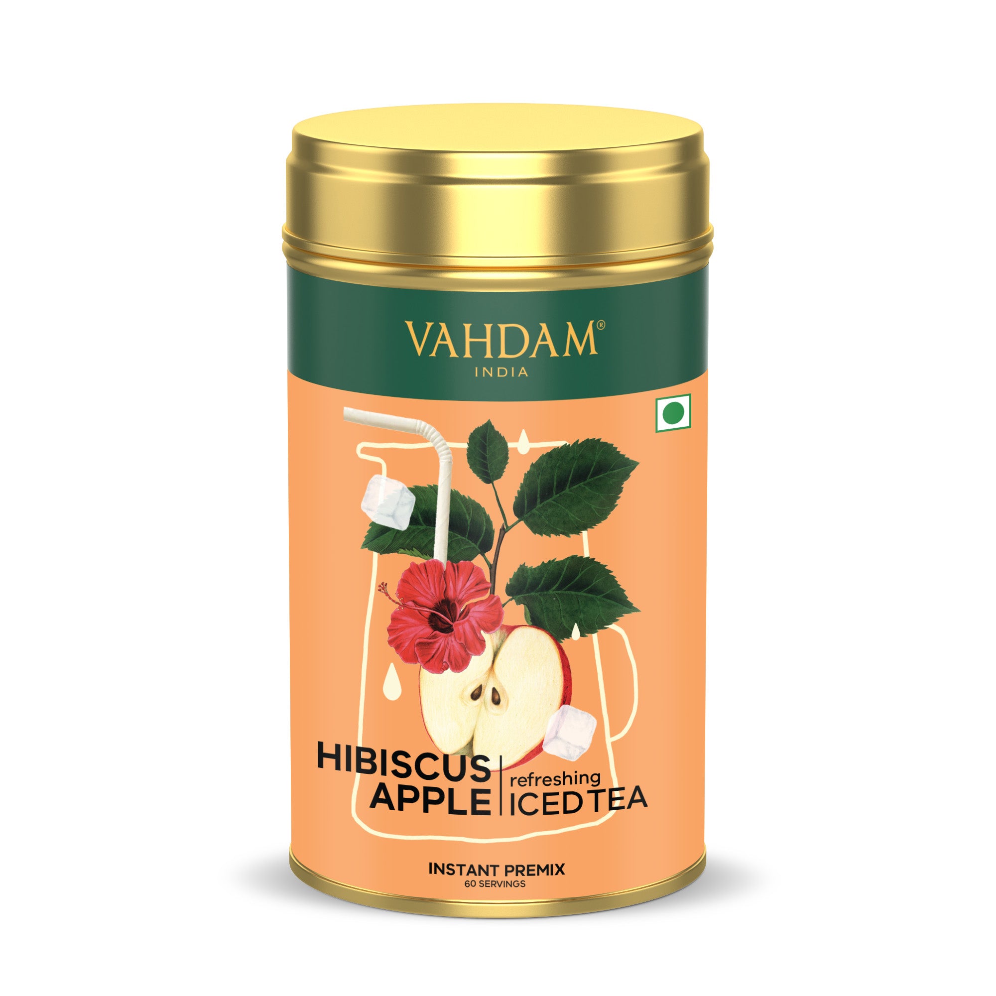 Hibiscus Apple Instant Premix Iced Tea, 150 g