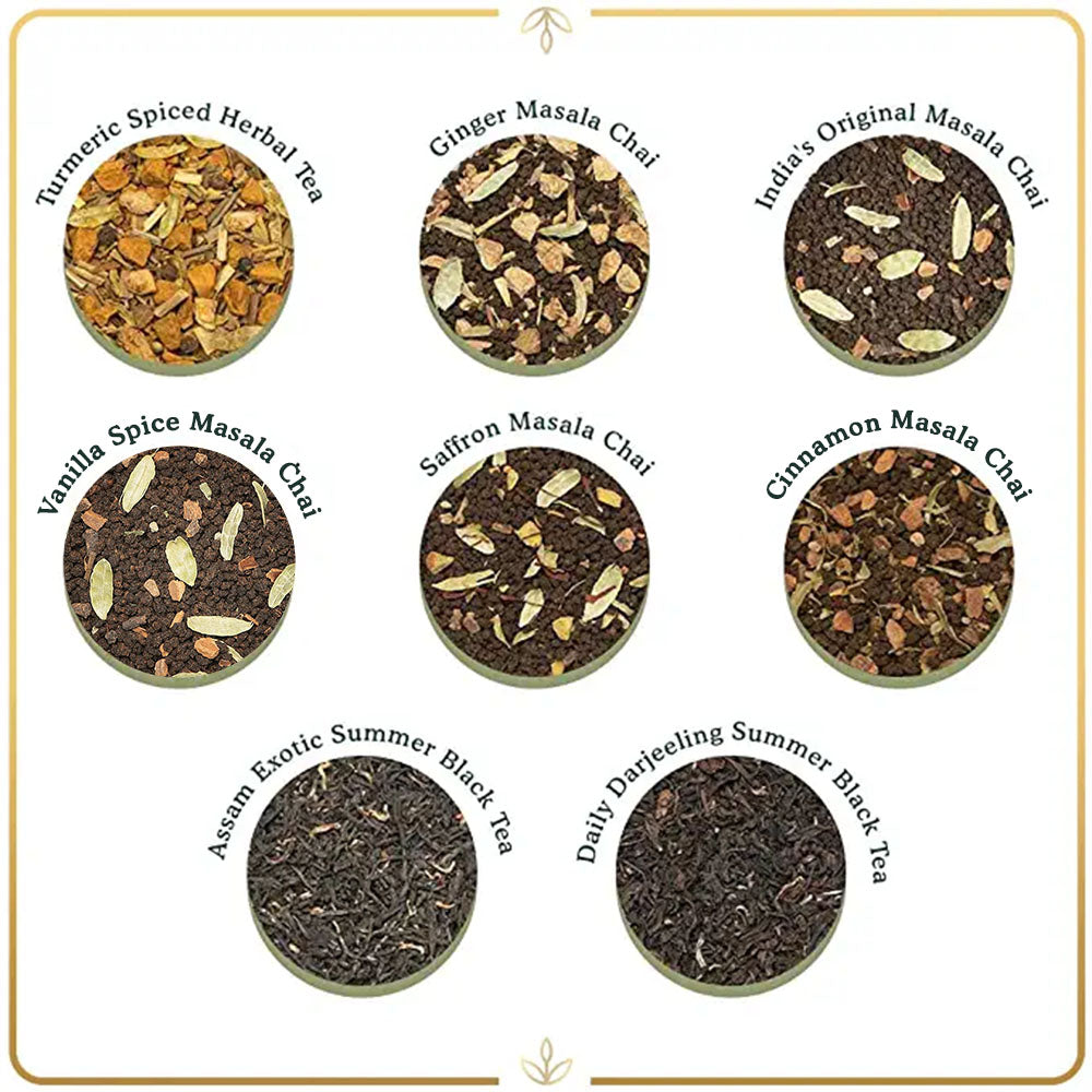 Weekend in Taj Mahal Tea Gift, Set of 8 - VAHDAM® India