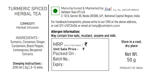 Buy Turmeric Spiced Herbal Gift Set Online @ Best Prices in India ...